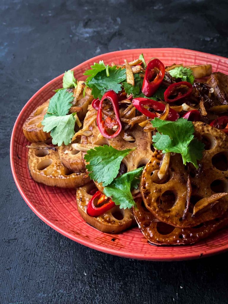 Hot and Sour Stir Fried Lotus Root | The Sidesmith