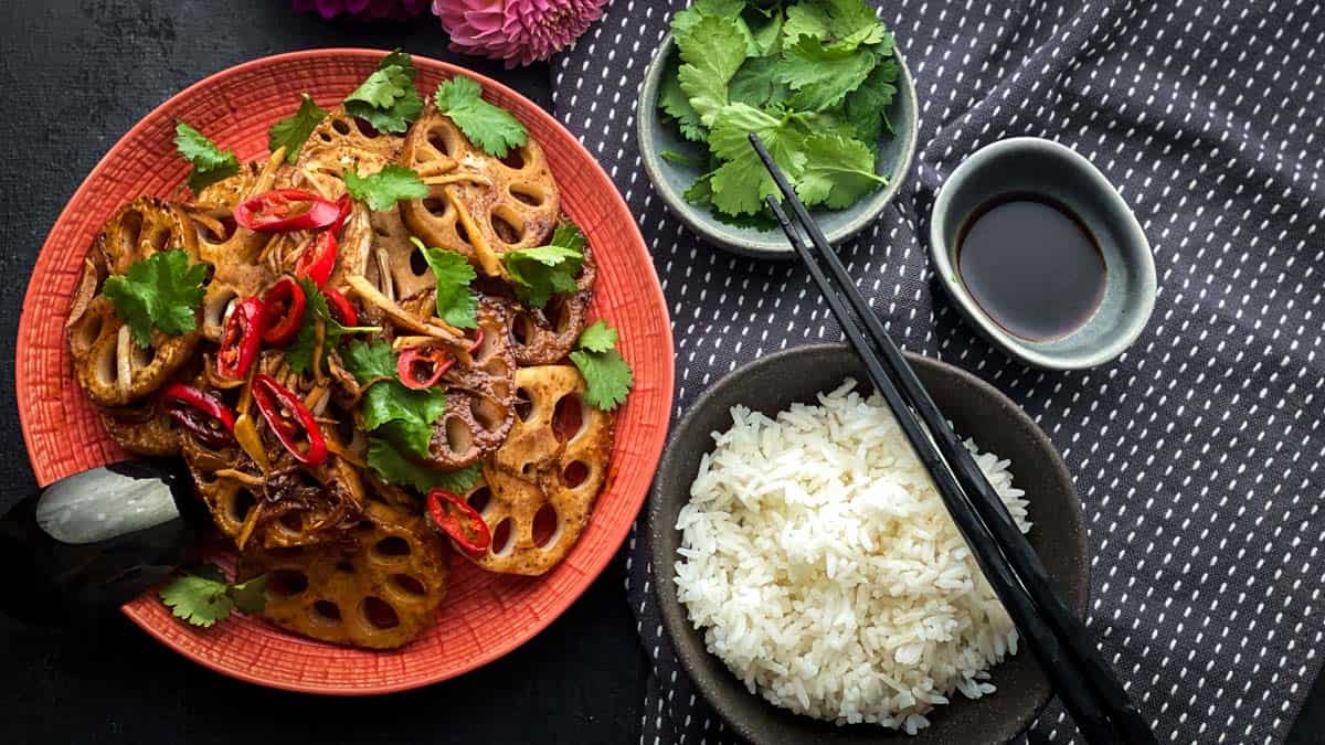 Hot and Sour Stir Fried Lotus Root | The Sidesmith