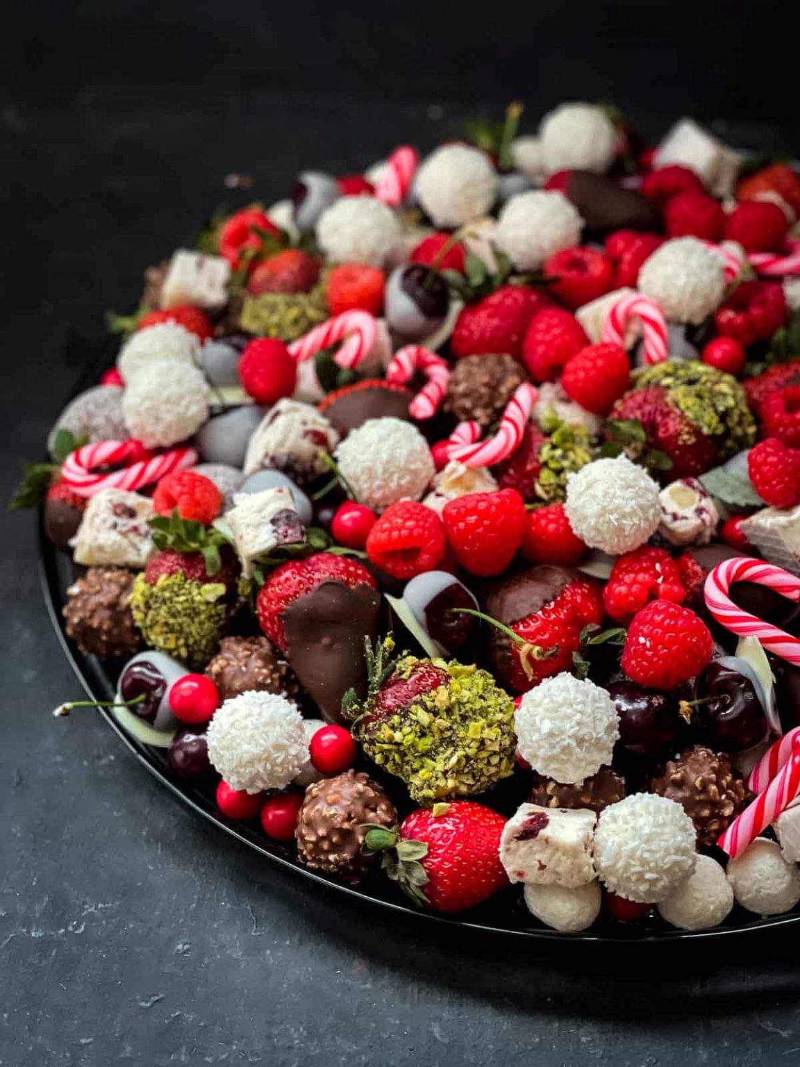 Christmas Fruit Platter: Chocolate Salad | The Sidesmith