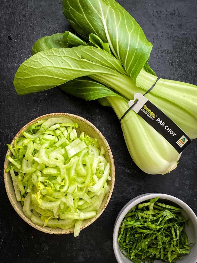 Pak Choy Salad – Spicy Asian Slaw with Coriander Lime Dressing | The ...