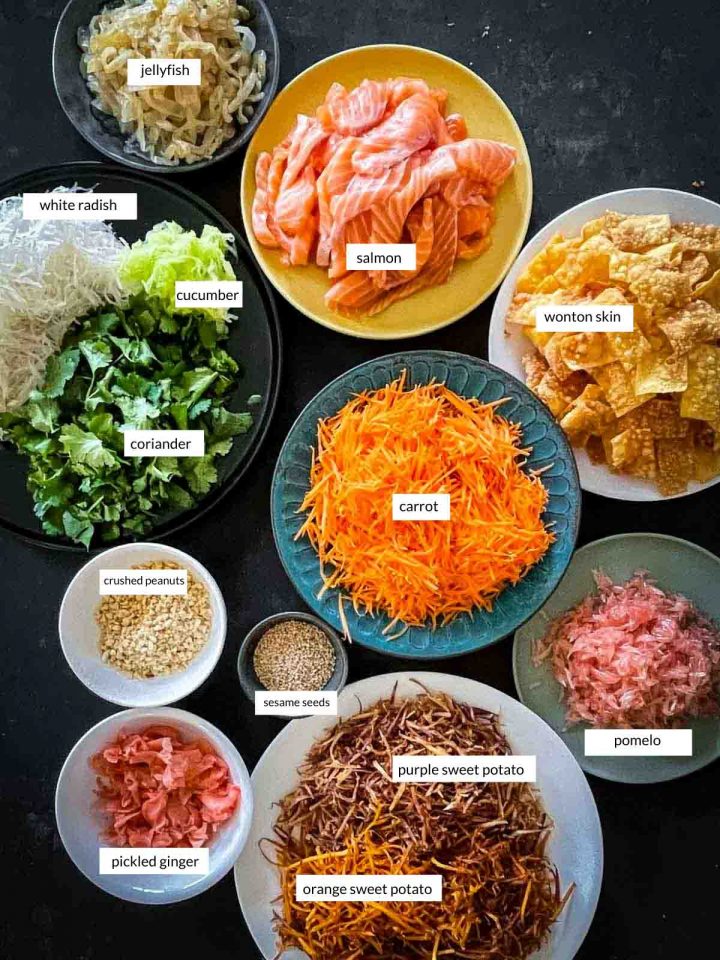 Yee Sang Recipe (Lou Sang) – Prosperity Toss Salad for Lunar New Year ...