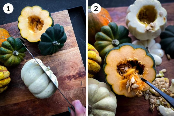 Baked Miniature Pumpkins with Shiitake | The Sidesmith
