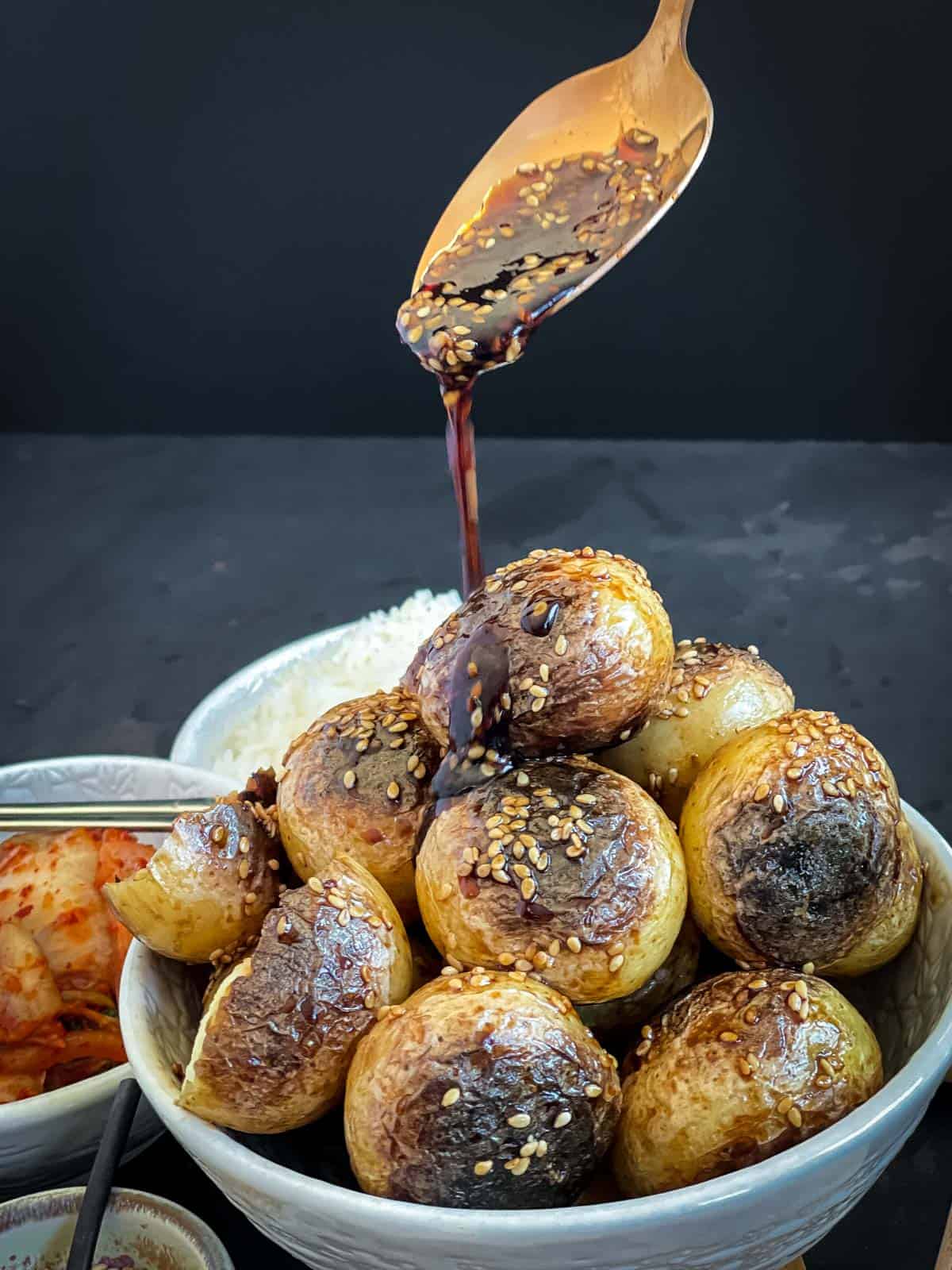 Korean Braised Potatoes - Gamja Jorim (감자조림) | The Sidesmith