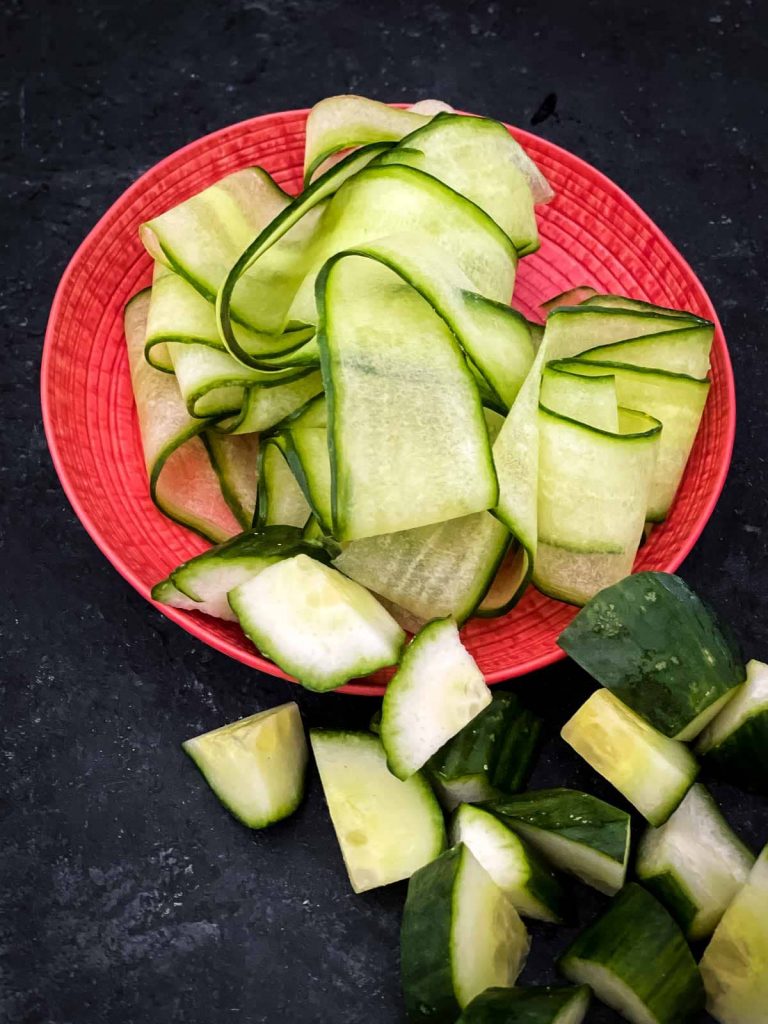 Finger Lime Salad with Cucumber & Sesame Soy Dressing (Fresh & Zesty ...