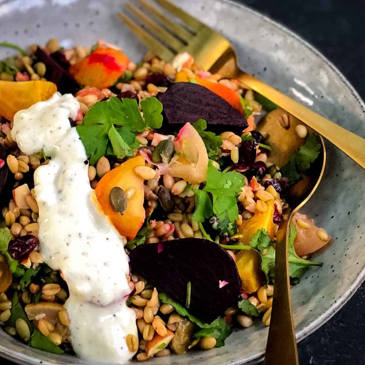 Freekeh Grain Salad with Preserved Lemons | The Sidesmith