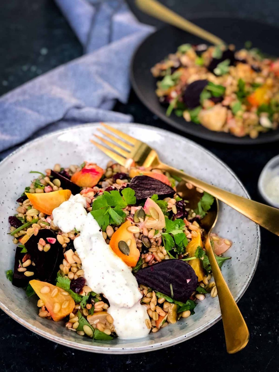 Freekeh Grain Salad with Preserved Lemons | The Sidesmith