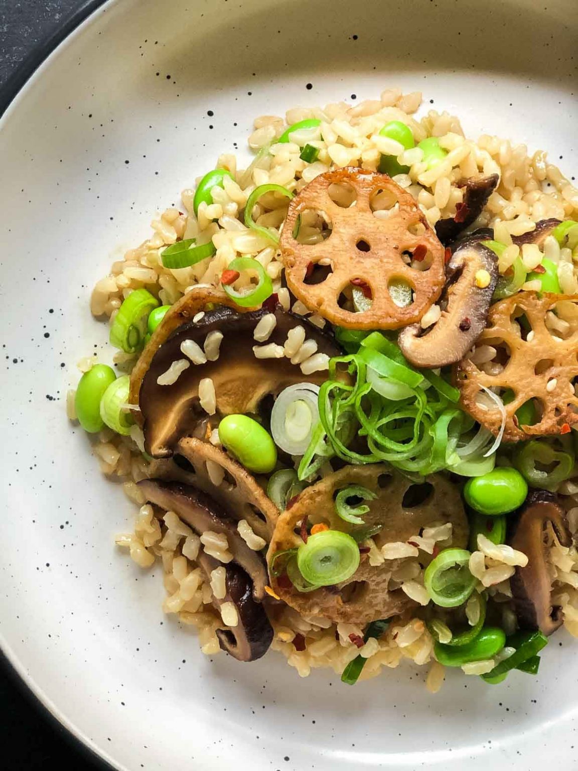 Lotus Root Salad with Pickled Shiitake Mushrooms | The Sidesmith