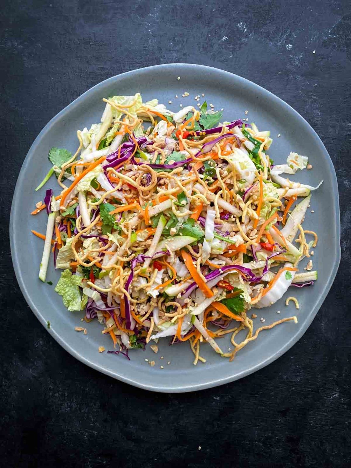 Wombok Salad Recipe with Red Cabbage and Apple | The Sidesmith