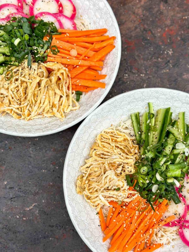 Somen Salad [Japanese Noodle Salad] - Light & Refreshing | The Sidesmith