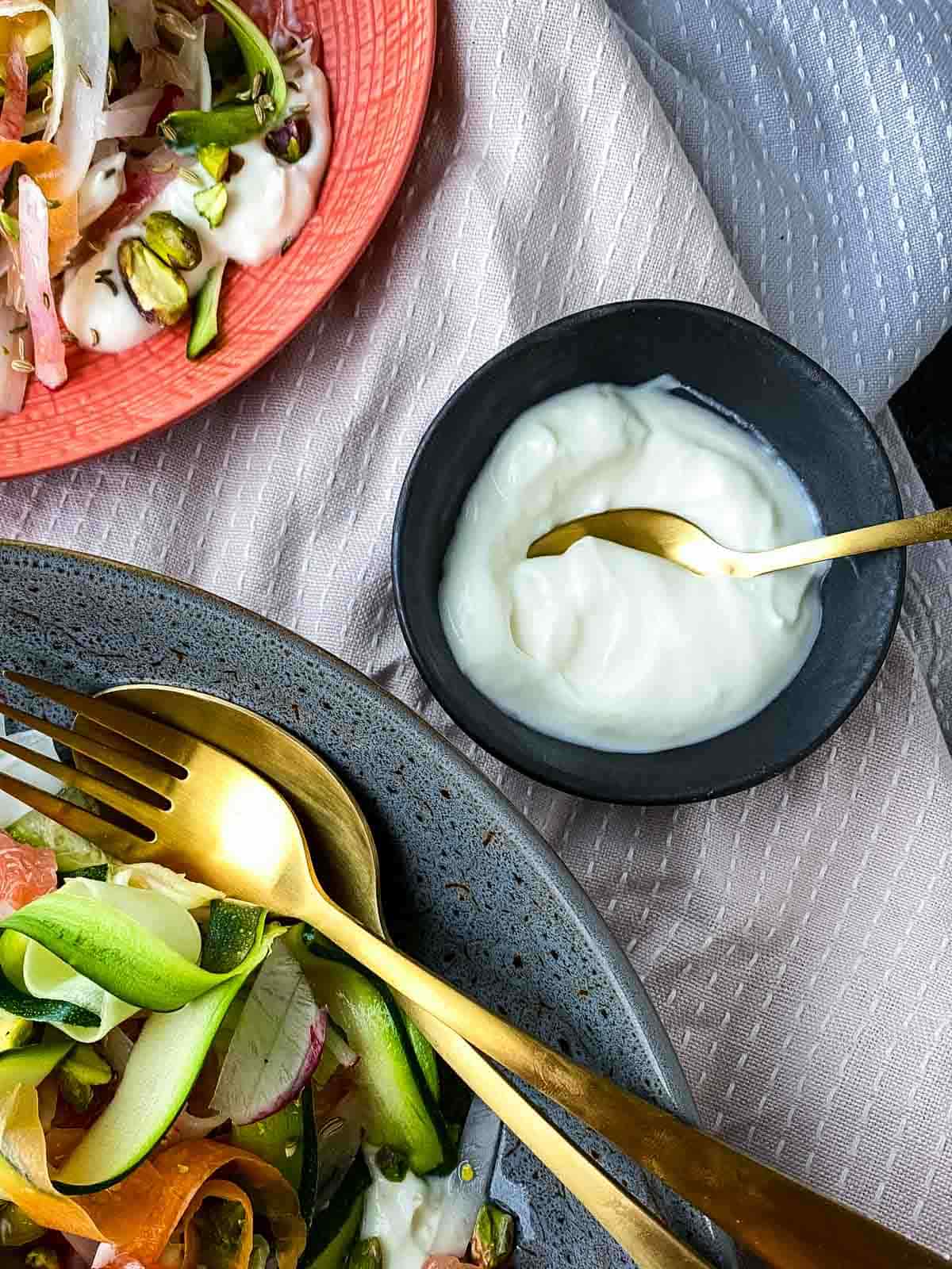 Honey Garlic Yoghurt Dressing | The Sidesmith