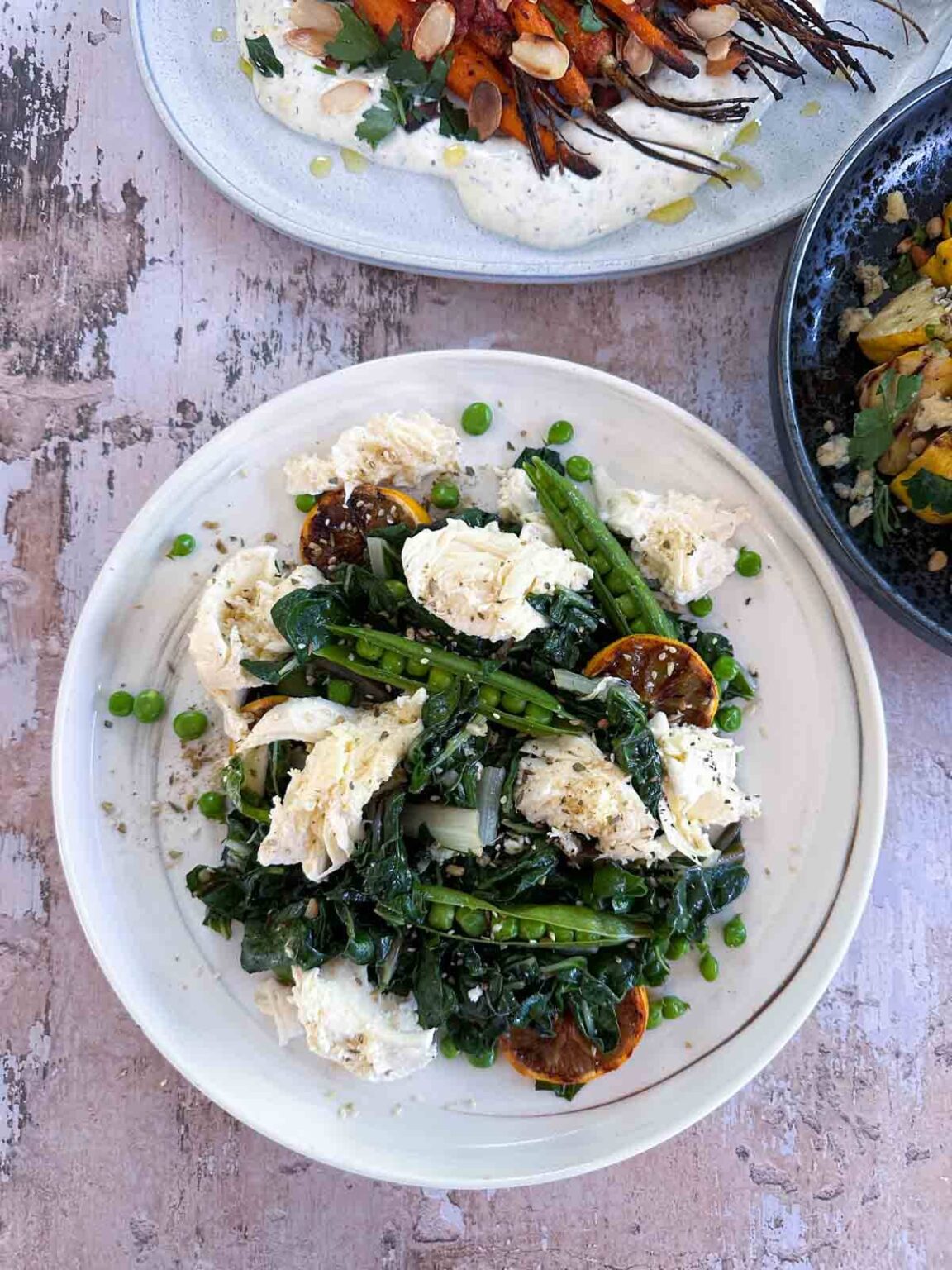 Sautéed Silverbeet with Peas | The Sidesmith