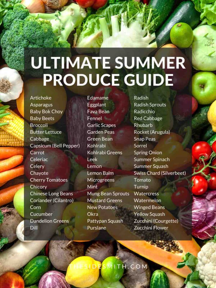 Summer Vegetables: Ultimate Ingredients Guide | The Sidesmith