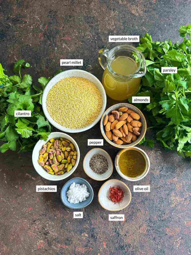 Easy Vegan Millet Recipe with Saffron Broth (Fluffy, Fragrant ...