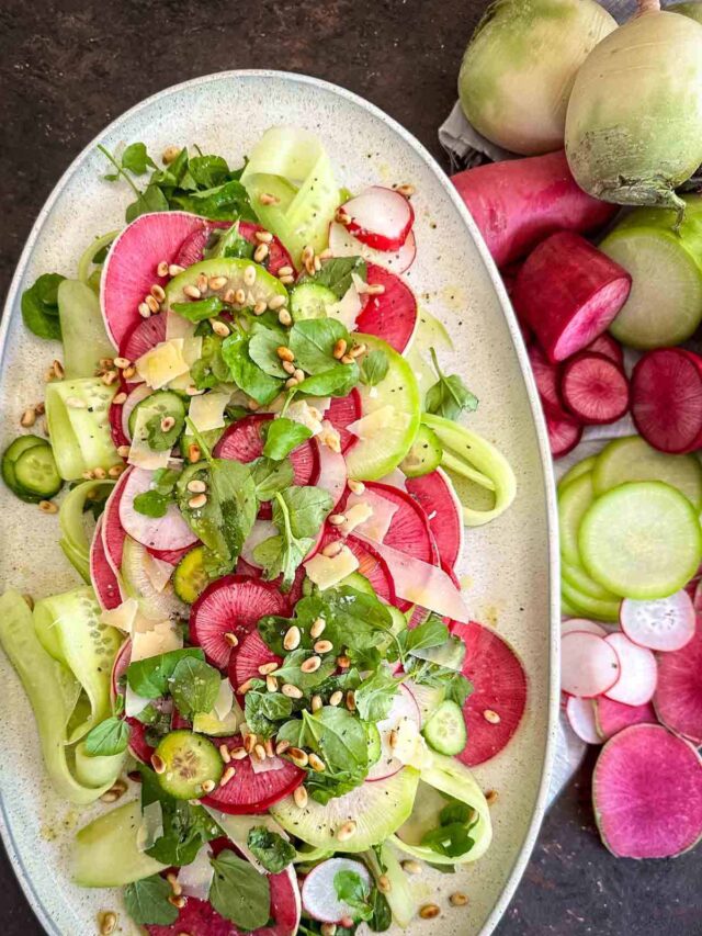 Watermelon Radish Salad – Vibrant, Crisp & Beautifully Simple | The ...