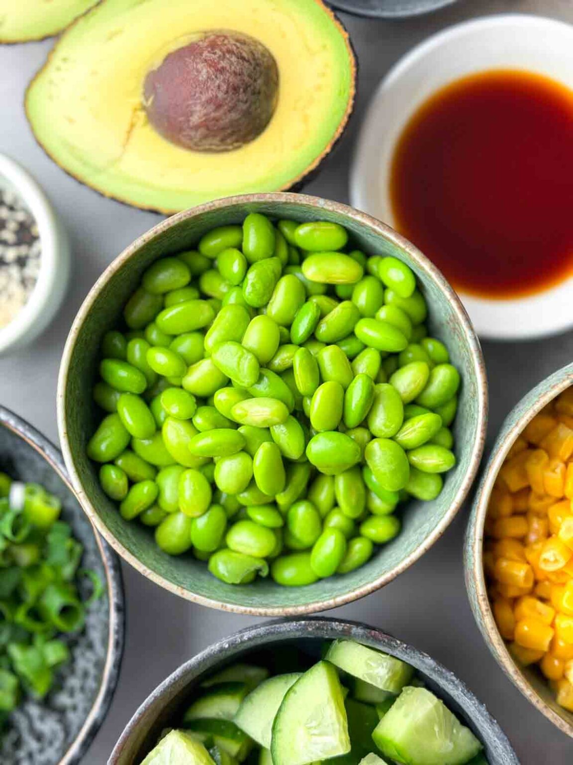 Cucumber Edamame Salad with Ginger Dressing | The Sidesmith