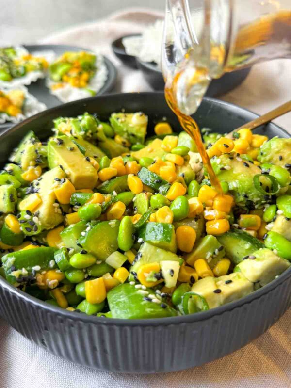 Cucumber Edamame Salad with Ginger Dressing | The Sidesmith