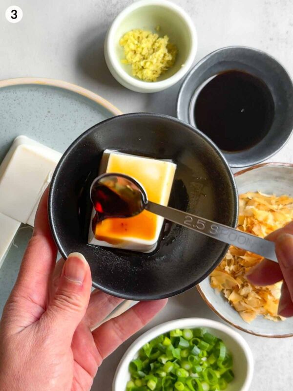 Hiyayakko Japanese Cold Tofu Side Dish | The Sidesmith