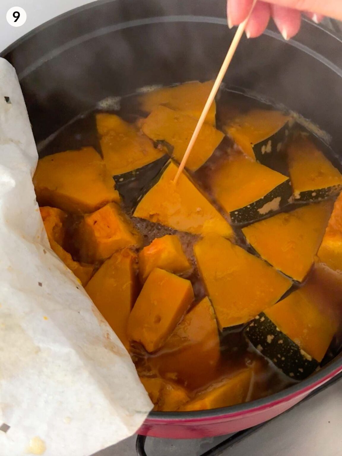Simmered Japanese Pumpkin (Kabocha no Nimono) | The Sidesmith