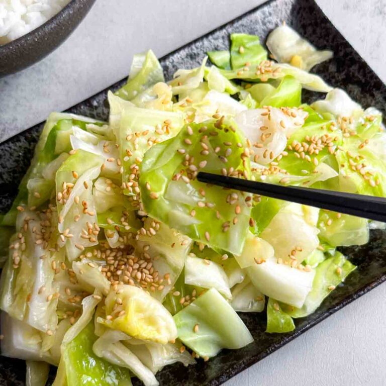 Japanese Cabbage Side Dish (Yamitsuki Cabbage) | The Sidesmith