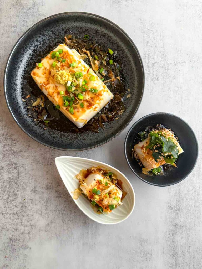 Hiyayakko Japanese Cold Tofu Side Dish | The Sidesmith