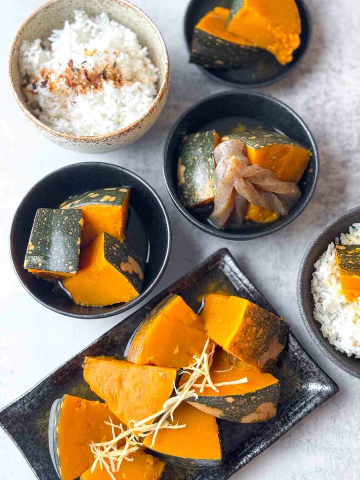 Simmered Japanese Pumpkin (Kabocha no Nimono) | The Sidesmith